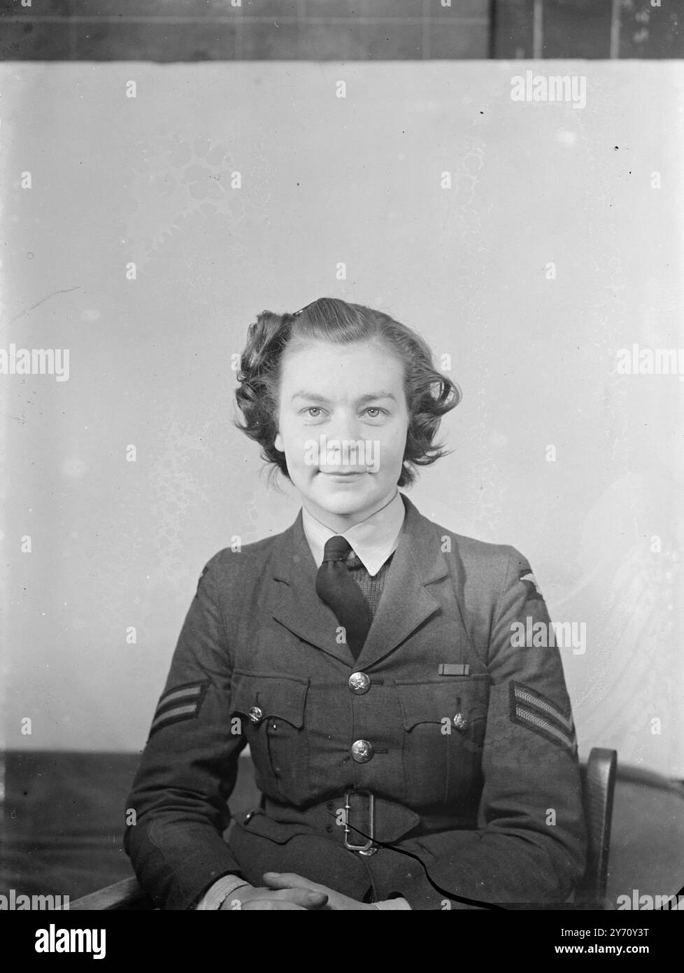 Waaf uniform Banque d'images noir et blanc - Alamy