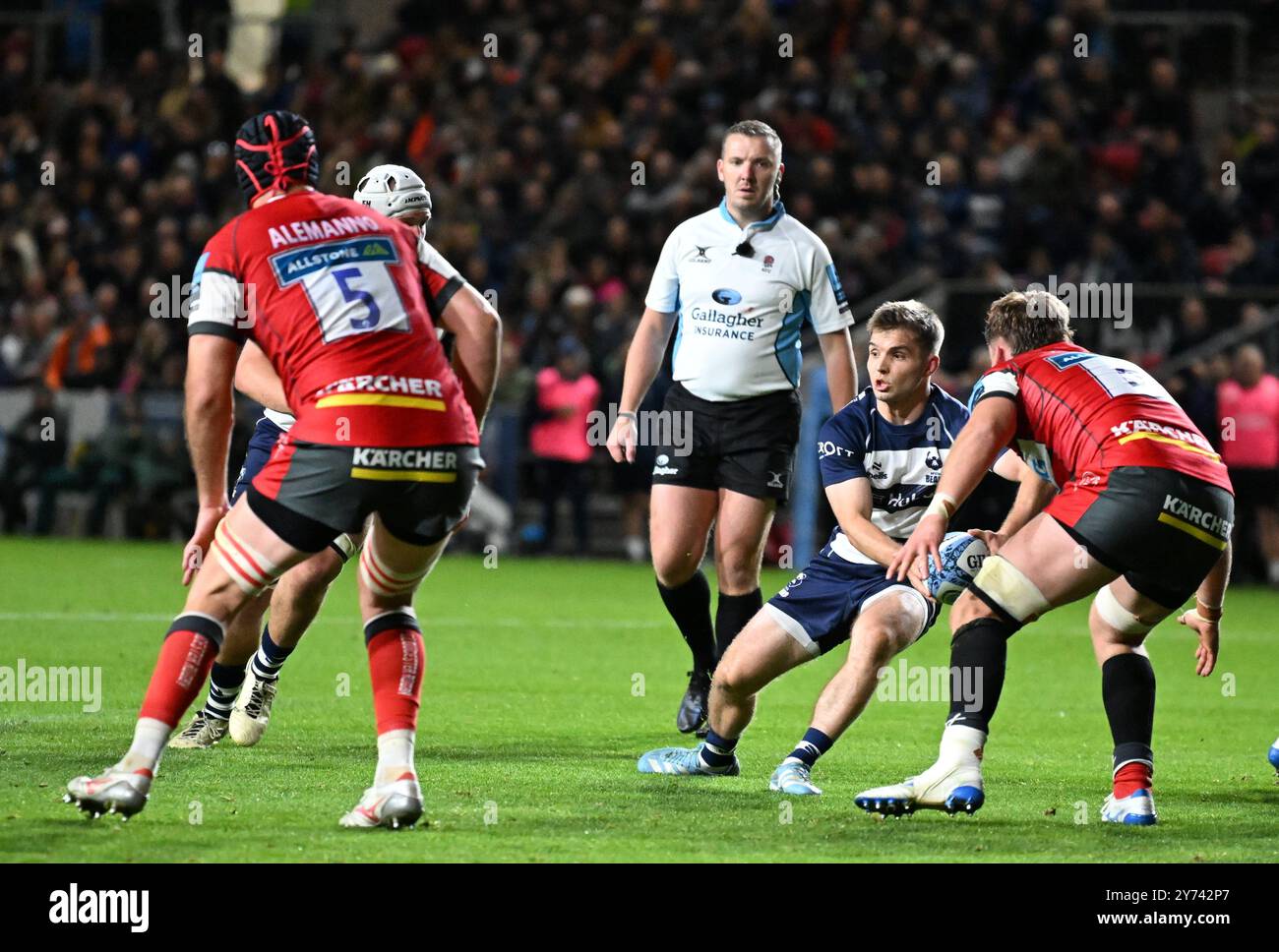 Ashton Gate, Bristol, Royaume-Uni. 27 septembre 2024. Gallagher ...