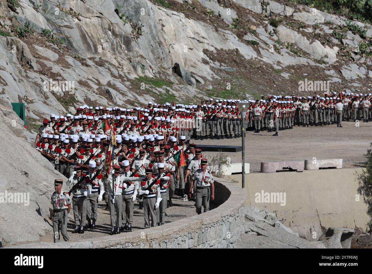 Les légionnaires du 2e Régiment étranger de parachutistes, dirigé par ...