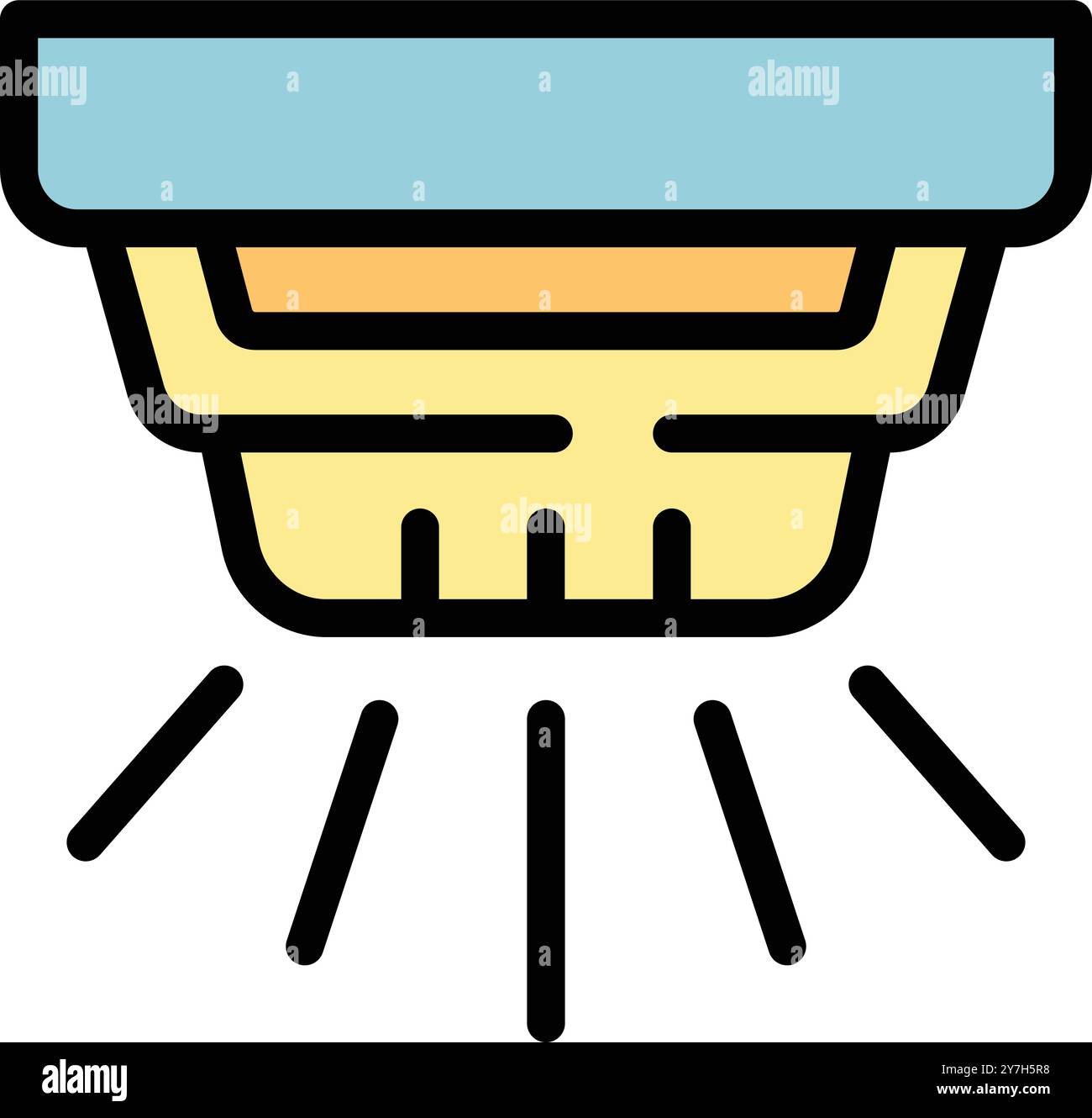 Le détecteur de fumée clignote et émet un avertissement indiquant qu'il ...