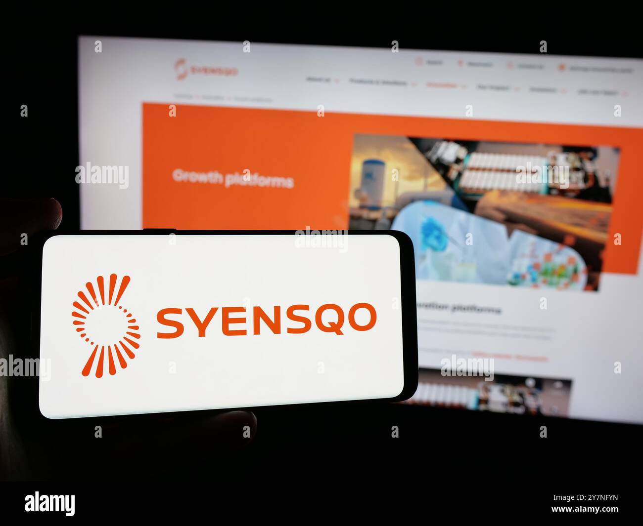 Logo syensqo Banque de photographies et d’images à haute résolution - Alamy