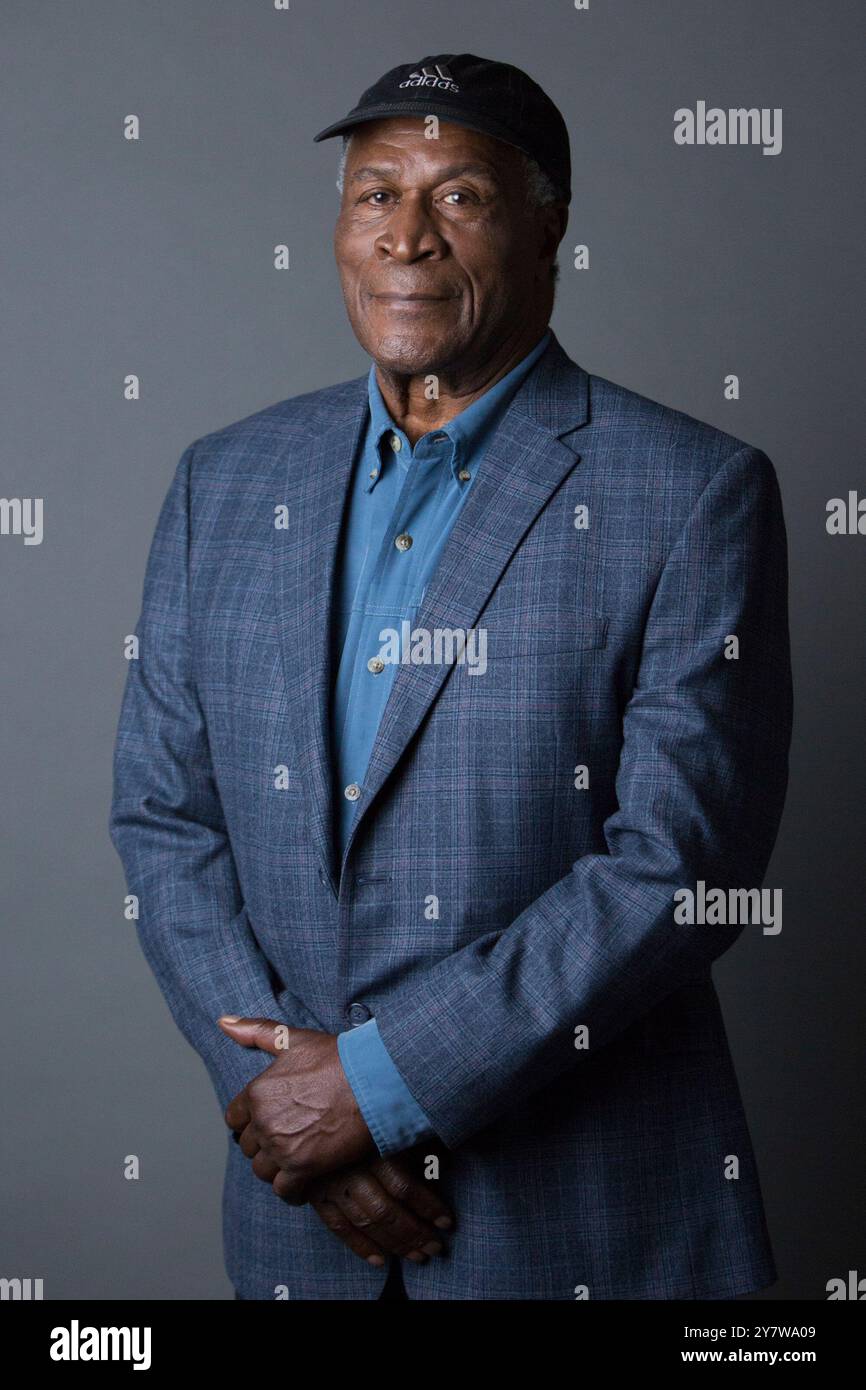 FILE - John Amos poses for a portrait on May 11, 2016, in New York ...