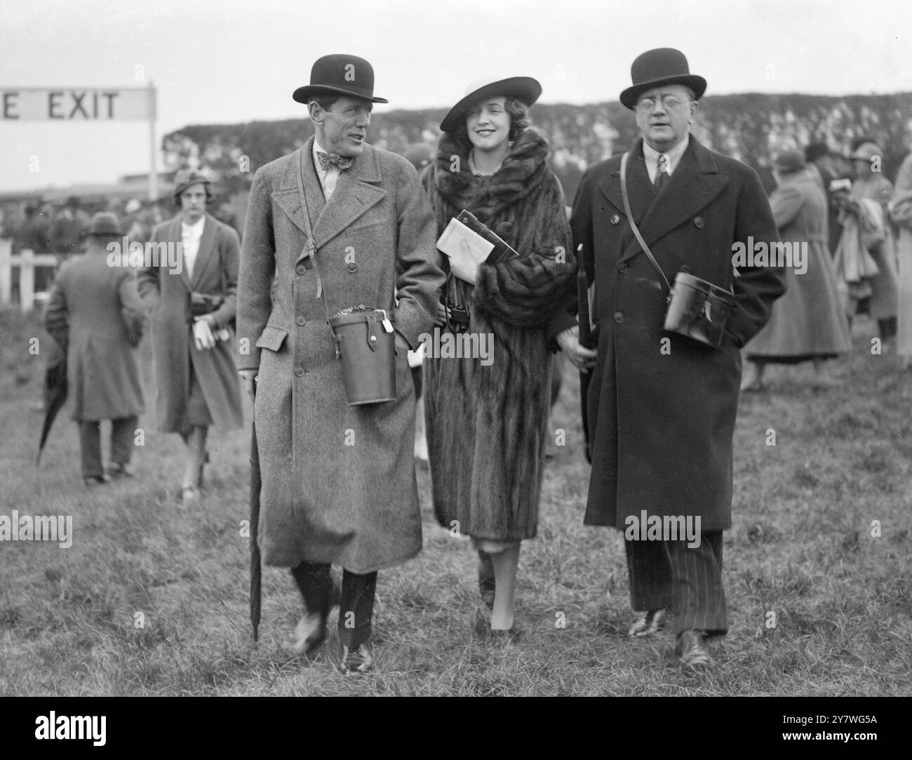 Durham racecourse Banque d'images noir et blanc - Alamy