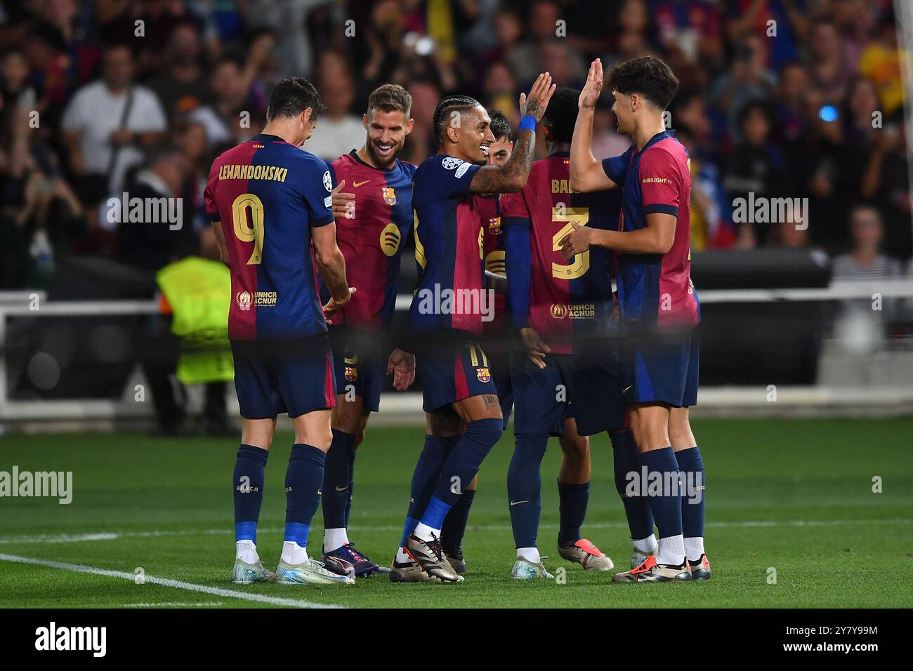Barcelone, ESP. 1er octobre 2024. FC BARCELONA vs BSC Young Boys 01 ...
