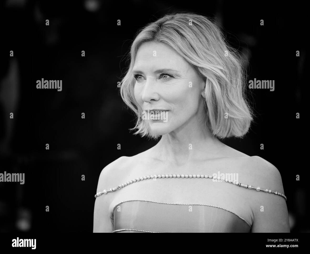 Actrice cate blanchett Banque d'images noir et blanc - Alamy
