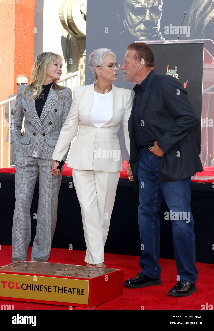 Melanie Griffith, Jamie Lee Curtis et Arnold Schwarzenegger à Jamie Lee ...