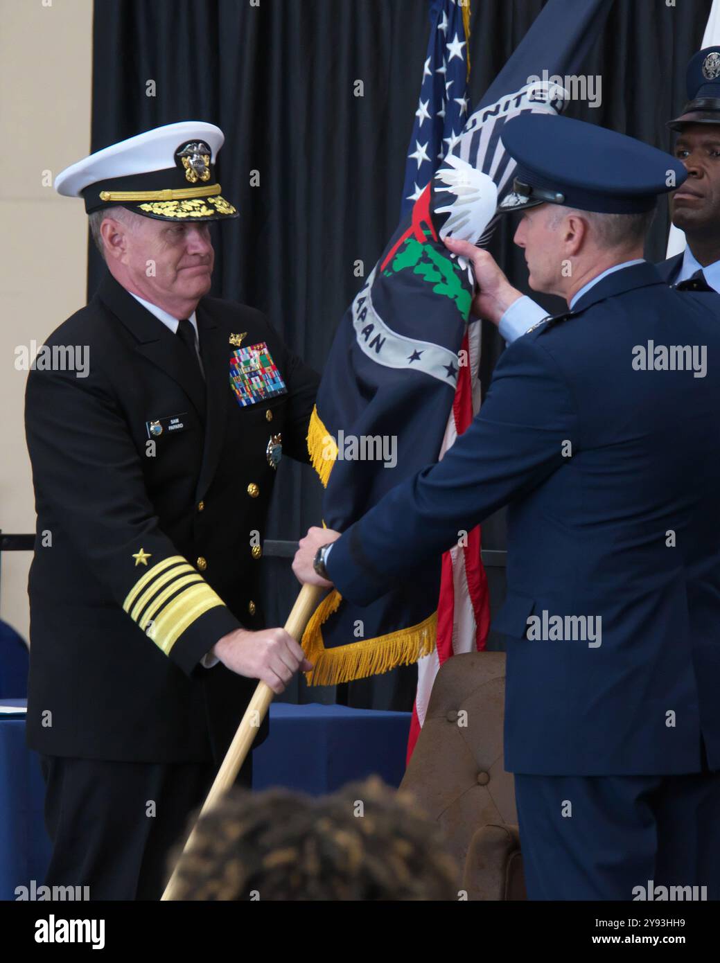 Fussa, Japon. 08 octobre 2024. Le commandant des nouvelles forces ...