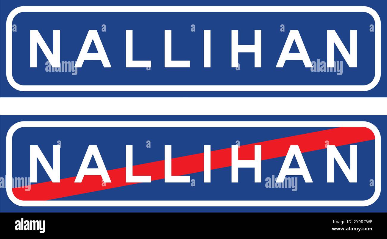 Panneau de zone résidentielle, panneau de fin de zone résidentielle ...