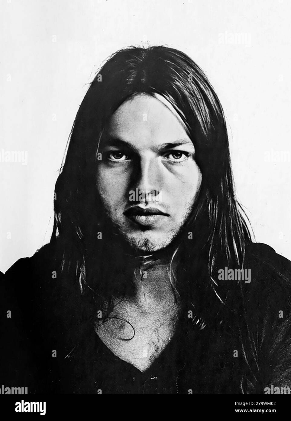 David gilmour pink floyd guitarist Banque d'images noir et blanc - Alamy
