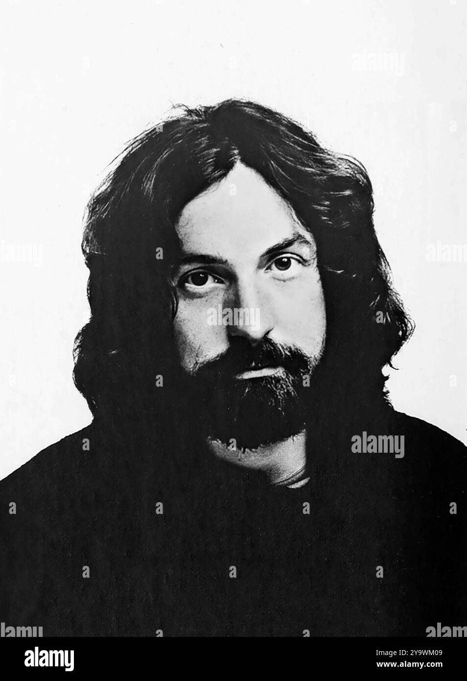 Pink floyd drummer nick mason Banque d'images noir et blanc - Alamy