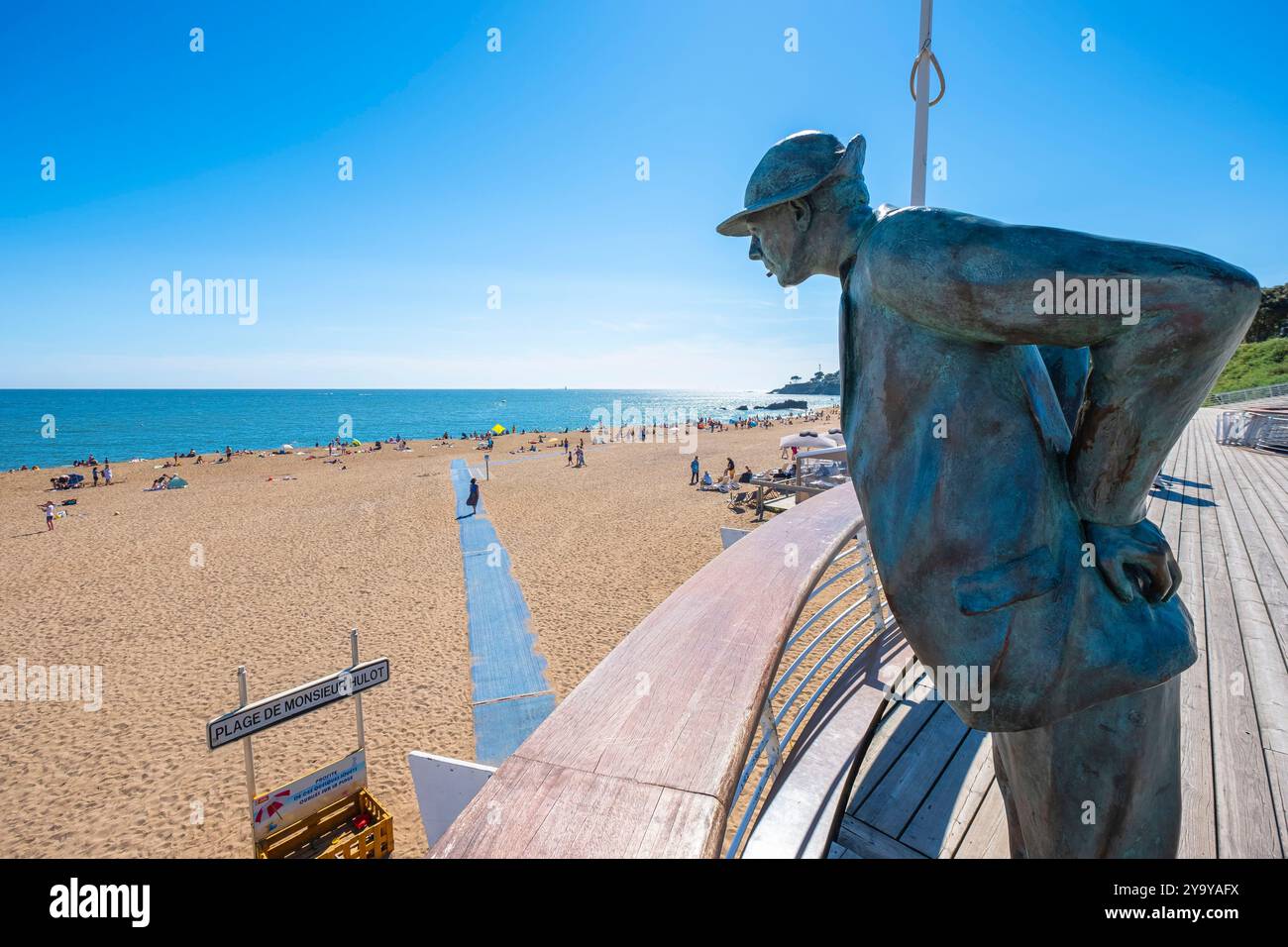 France, Loire Atlantique, Saint-Nazaire, bord de mer de Saint-Marc-sur ...