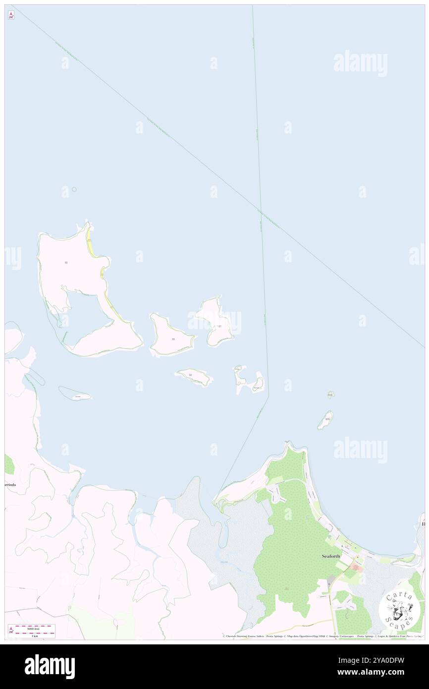 Outer Newry Island, , au, Australie, Queensland, s 20 50' 58'', N 148 ...