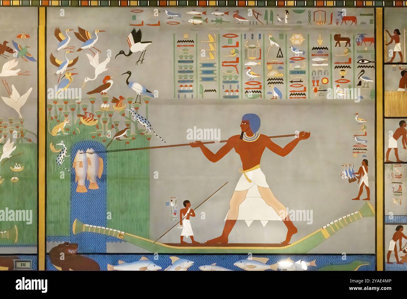 Ancient egypt fishing Banque de photographies et d’images à haute ...