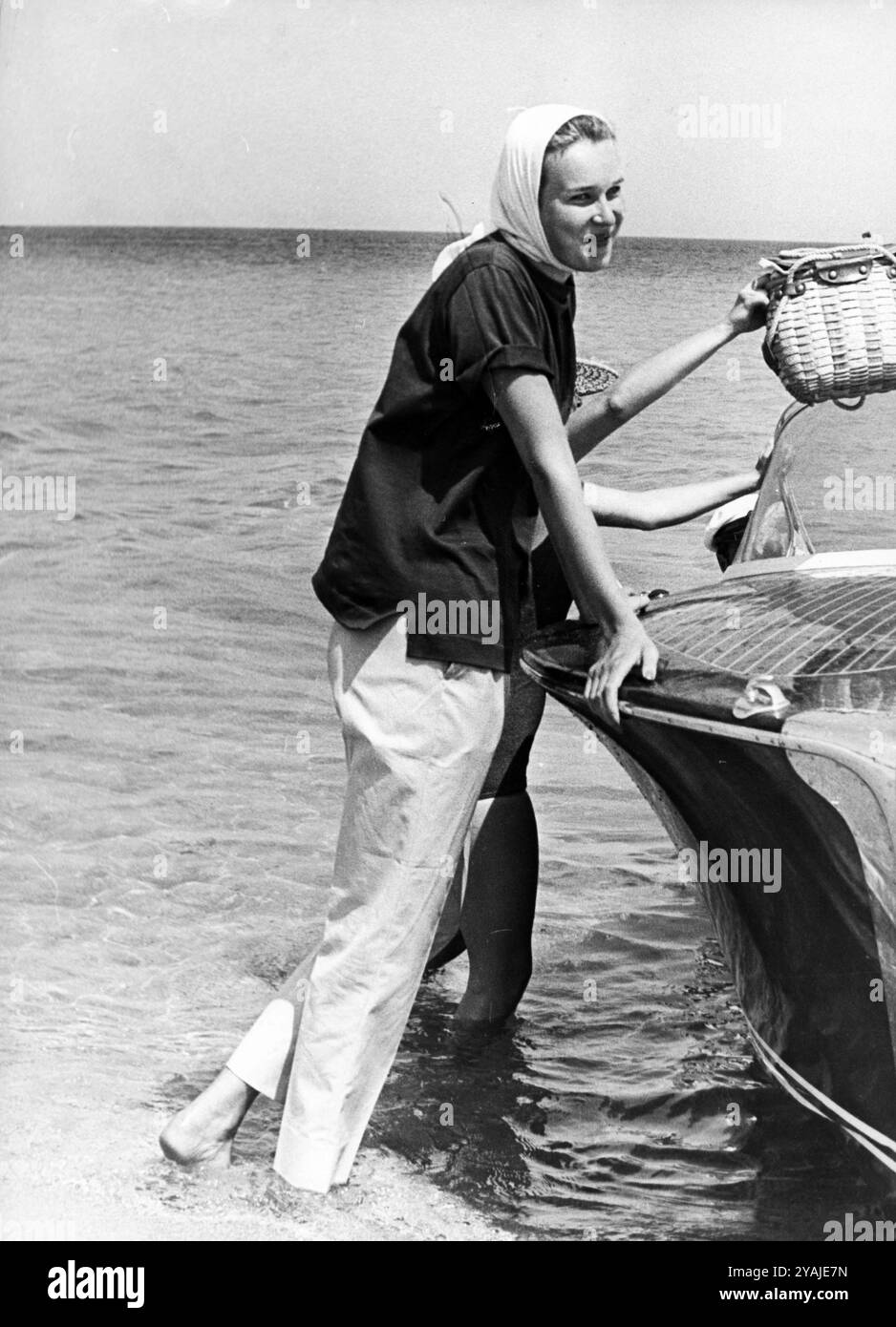 Anni '50 Saint Tropez Archivio Storico Olycom/LaPresse Gabriella di ...