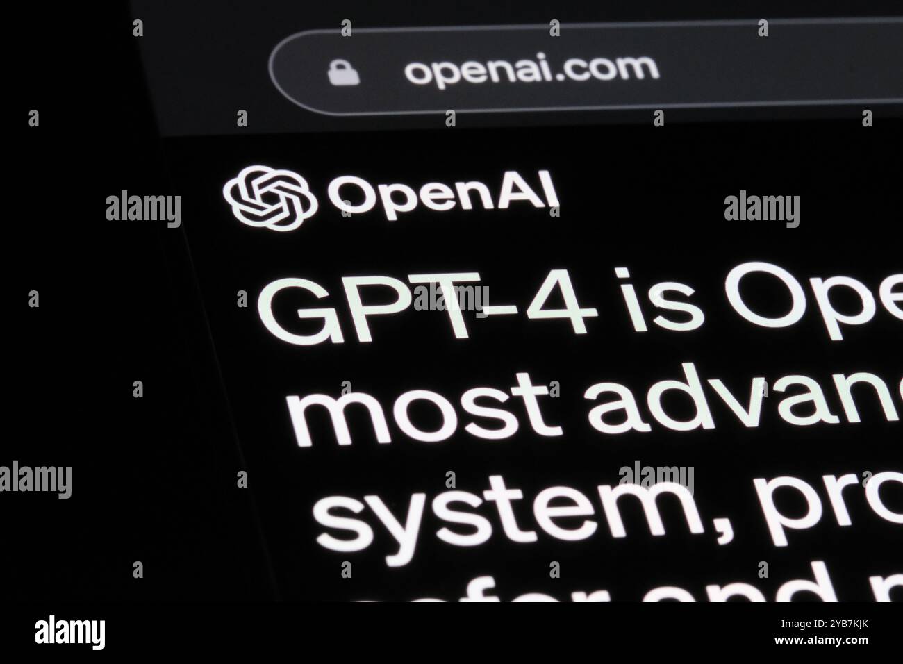 Openai gpt 4 Banque de photographies et d’images à haute résolution - Alamy