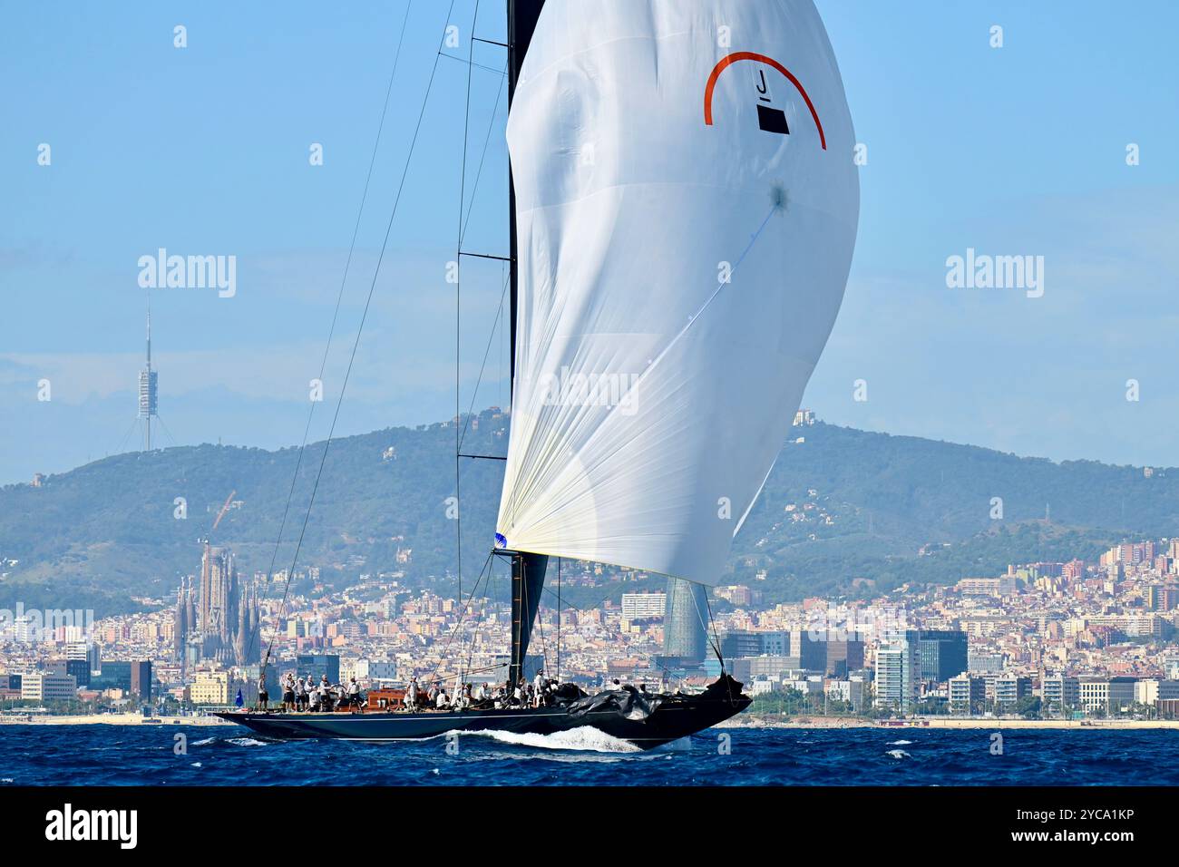 Rainbow j class regatta Banque de photographies et d’images à haute ...