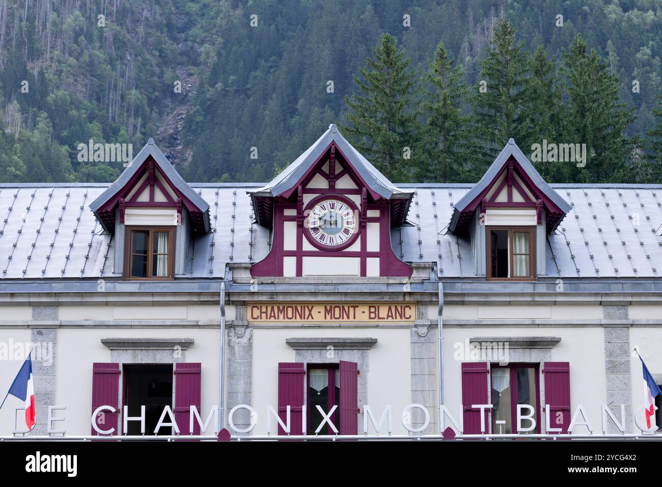 Chemin de fer du mont blanc Banque de photographies et d’images à haute ...
