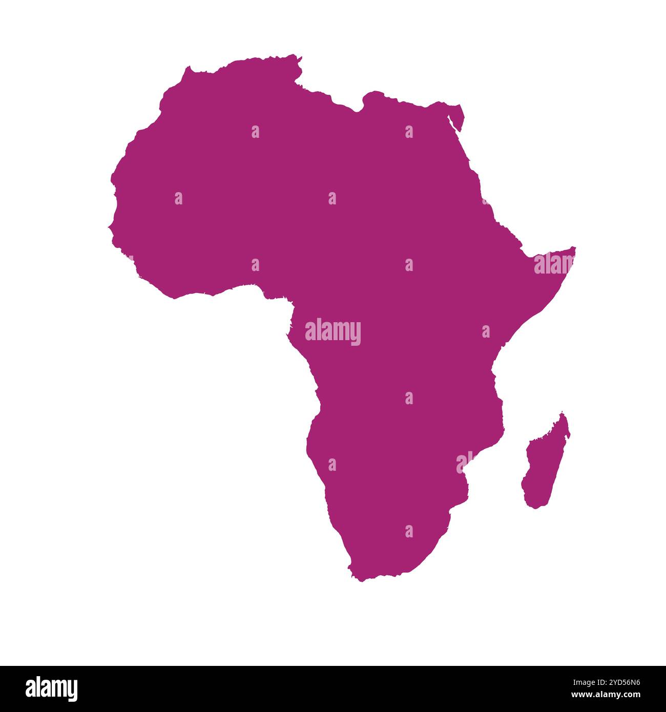 Carte de l'Afrique, silhouette de signe. Globe terrestre World Map ...