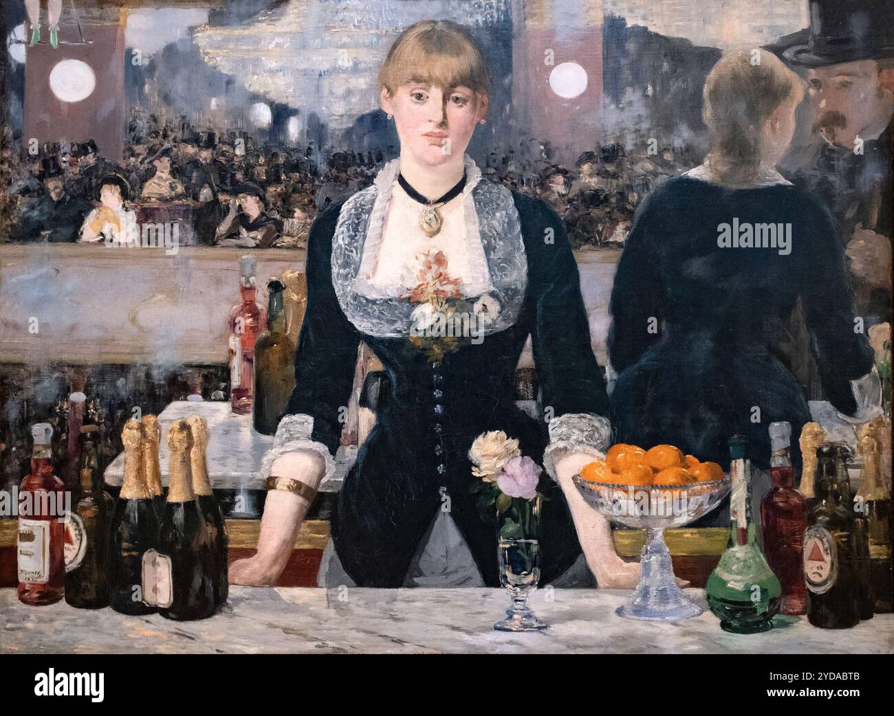 Peinture Edouard Manet - Un Bar aux Folies-Bergère. 1882. Son dernier ...