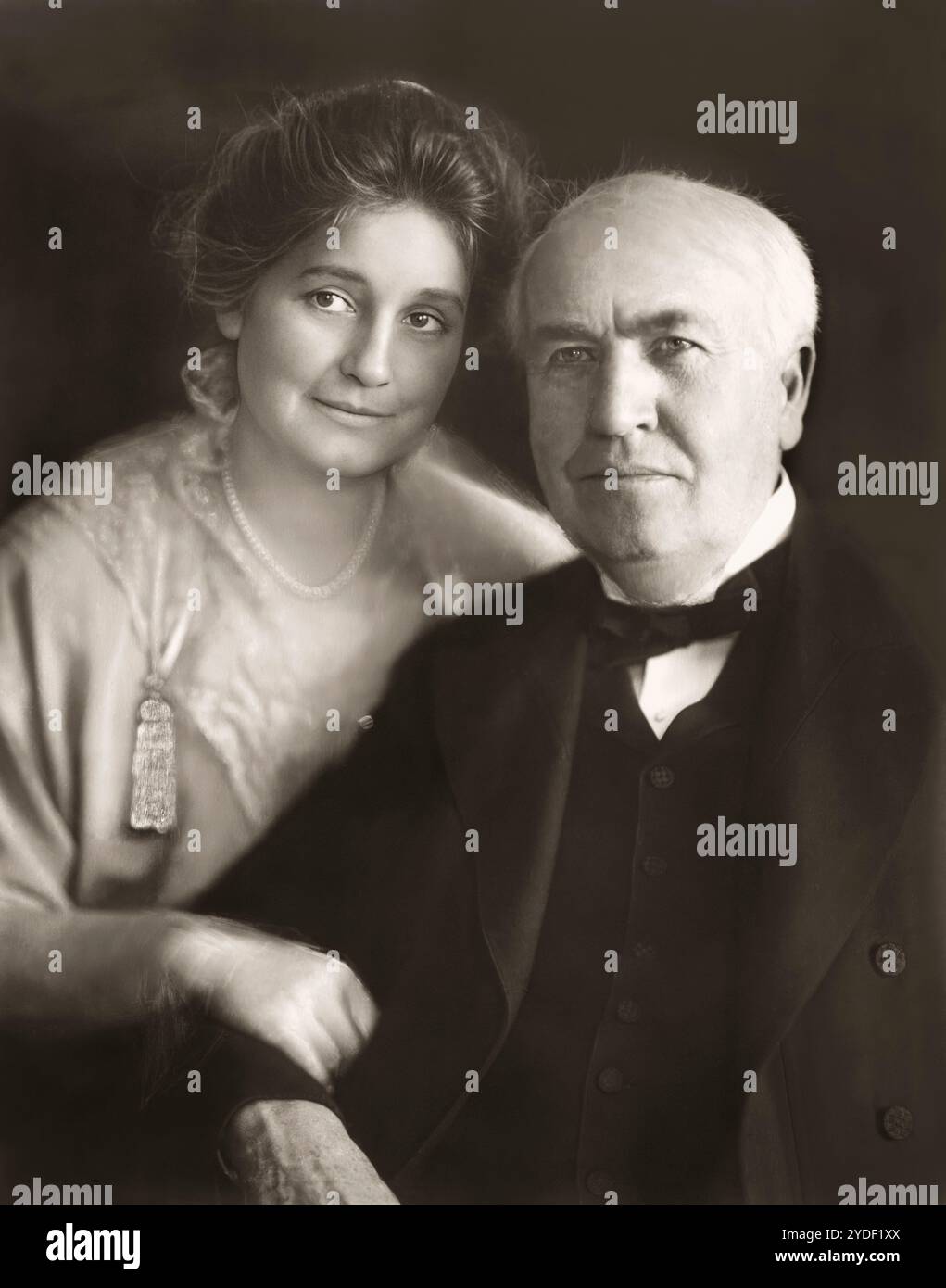 Thomas edison and wife Banque de photographies et d’images à haute ...