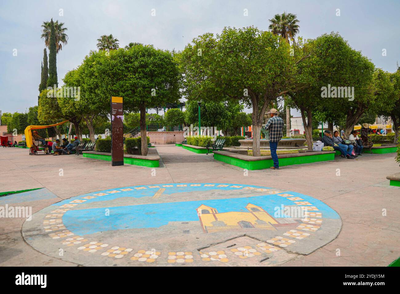 Venado, San Luis Potosí, Mexique. Façade d'entrée de la municipalité ou ...