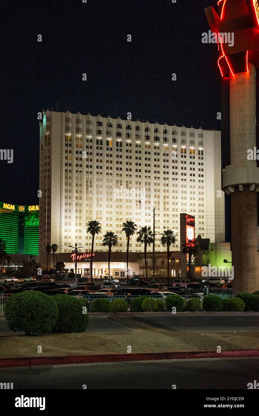 Las Vegas, Tropicana Resort and Casino en 2024 juste après la fermeture ...