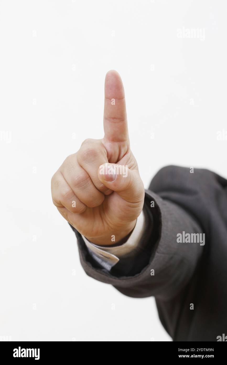 Index finger Banque de photographies et d’images à haute résolution - Alamy