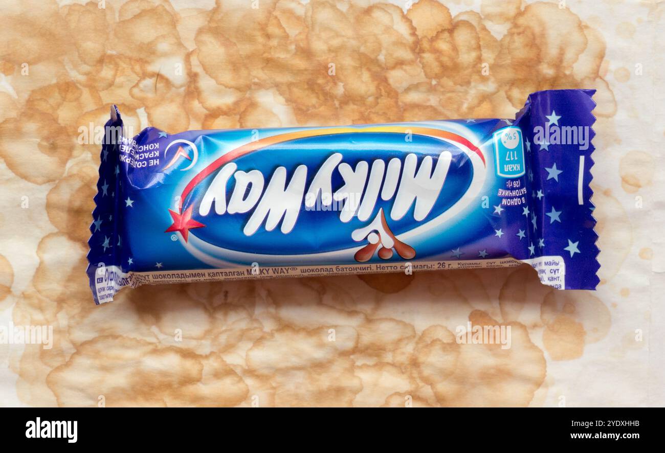 Barre de chocolat de manière lactée Banque de photographies et d’images ...