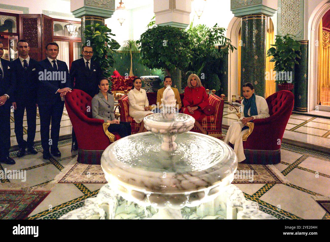 Rabat, Maroc. 28 octobre 2024. De gauche à droite : Moulay Rachid ...