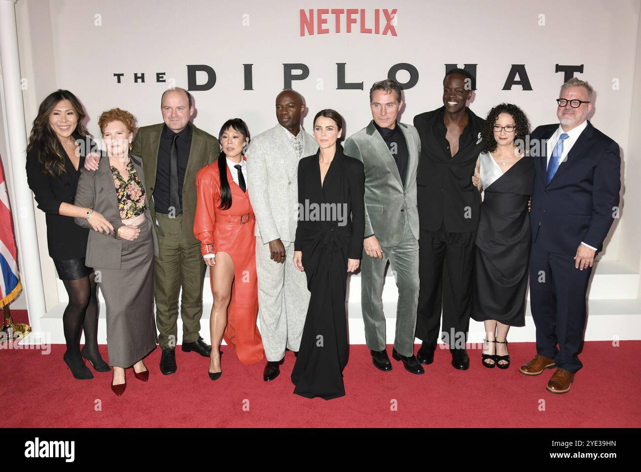 NY. 28 octobre 2024. Jinny Howe, Janice Williams, Rory Kinnear, Ali Ahn ...