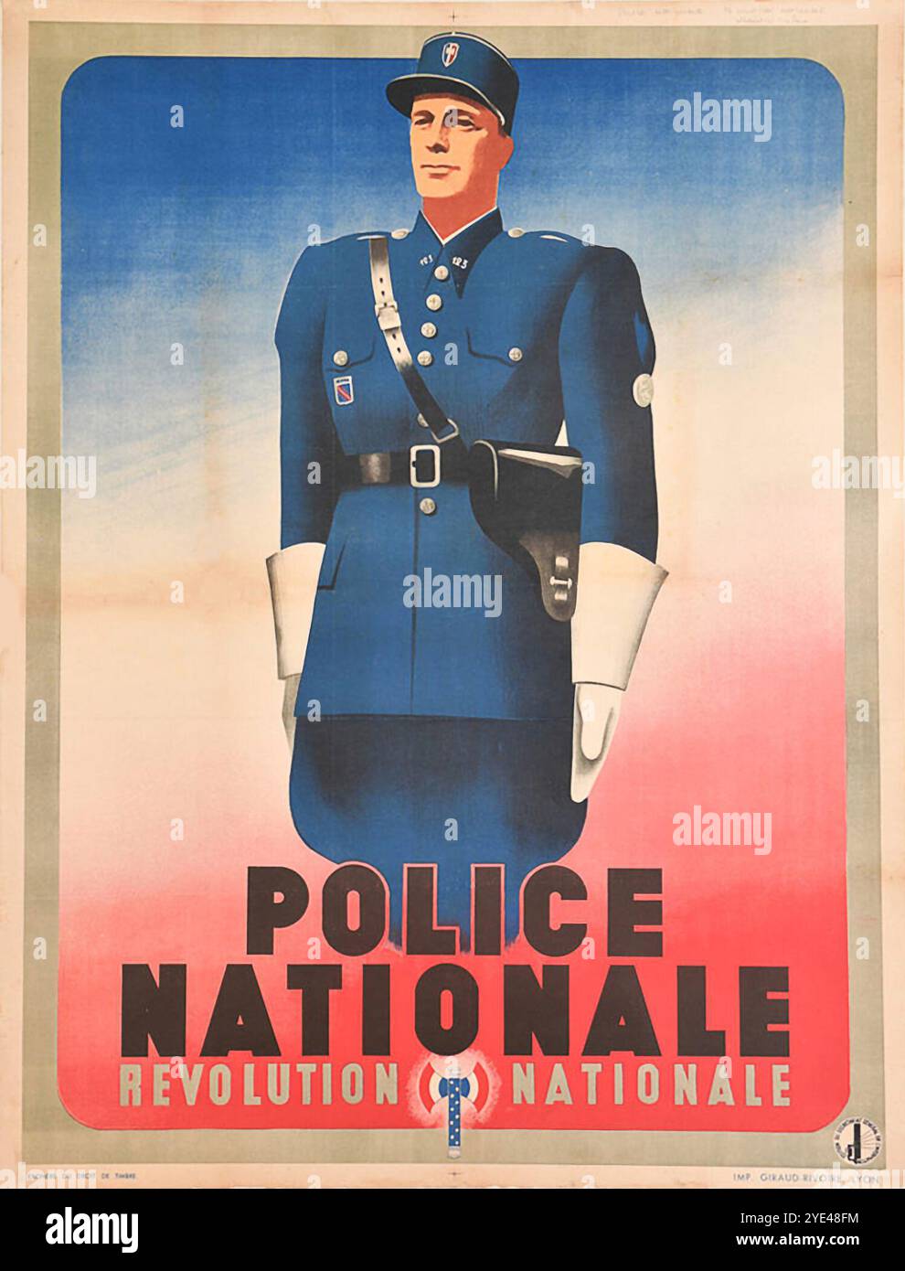 Propagande pour le recrutement de la police nationale Banque de ...