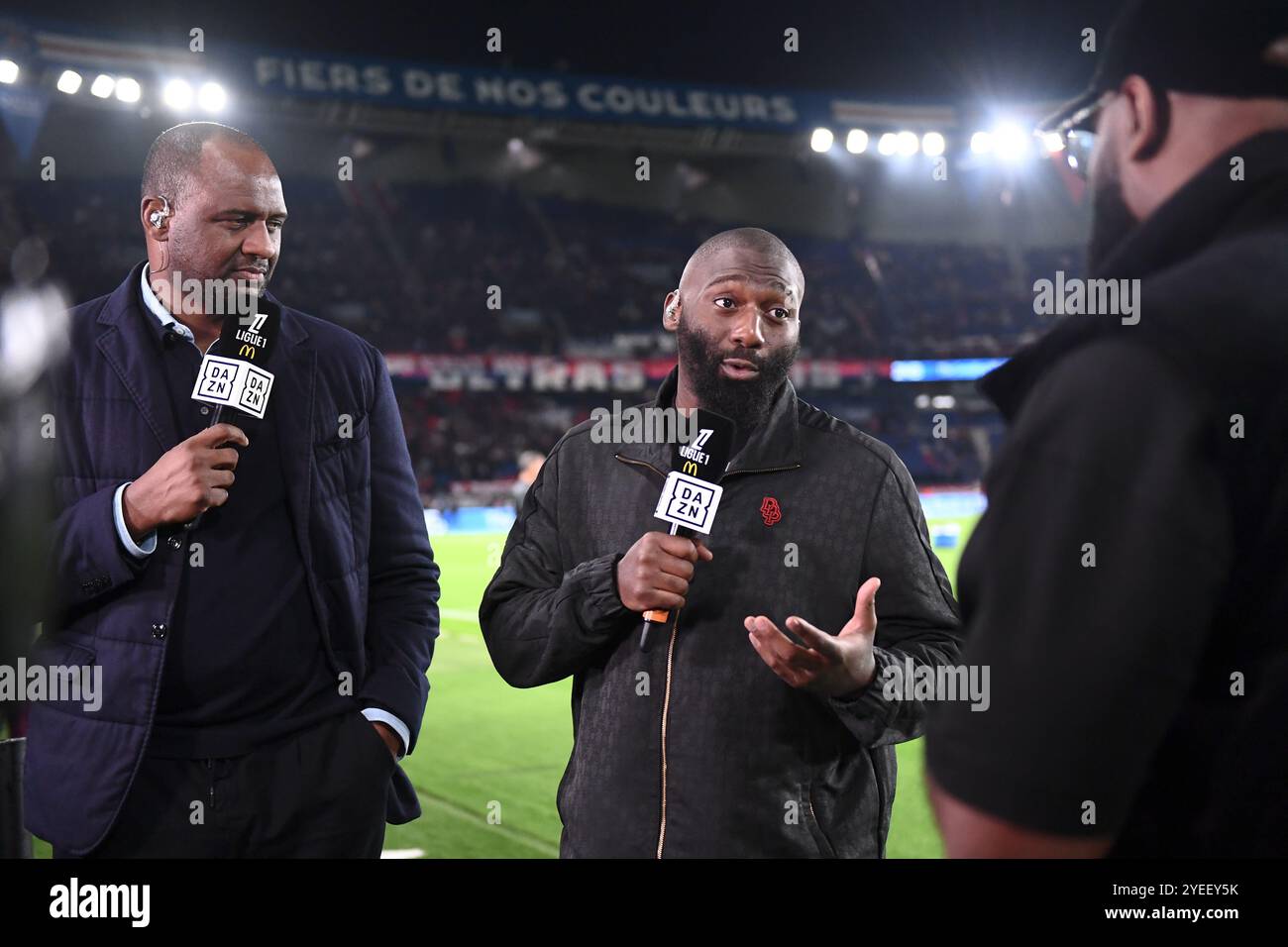 Patrick VIEIRA - Cedric Doumbe lors du match de Ligue 1 McDonald's ...