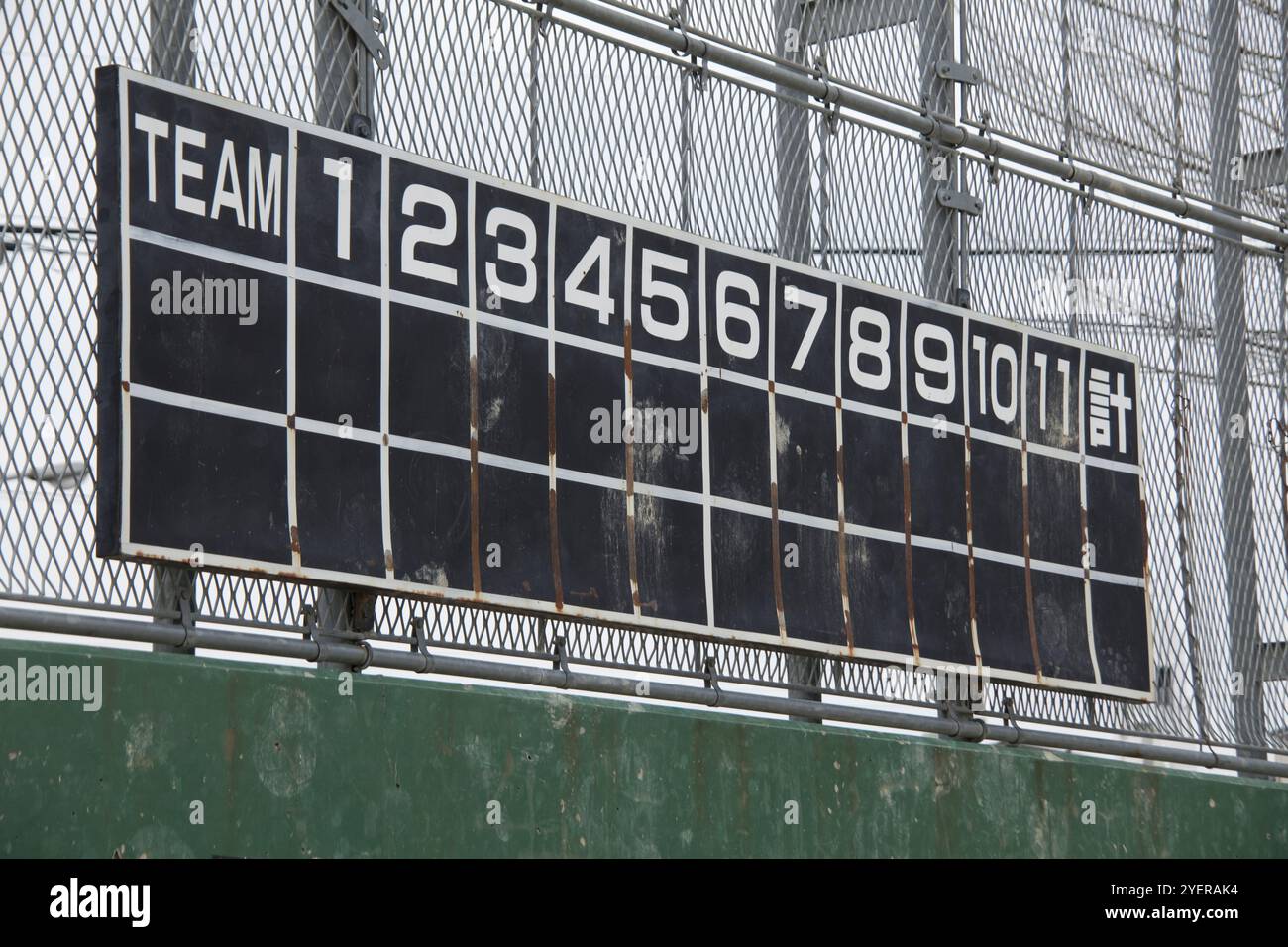 Tableau de score de baseball Banque de photographies et d’images à ...