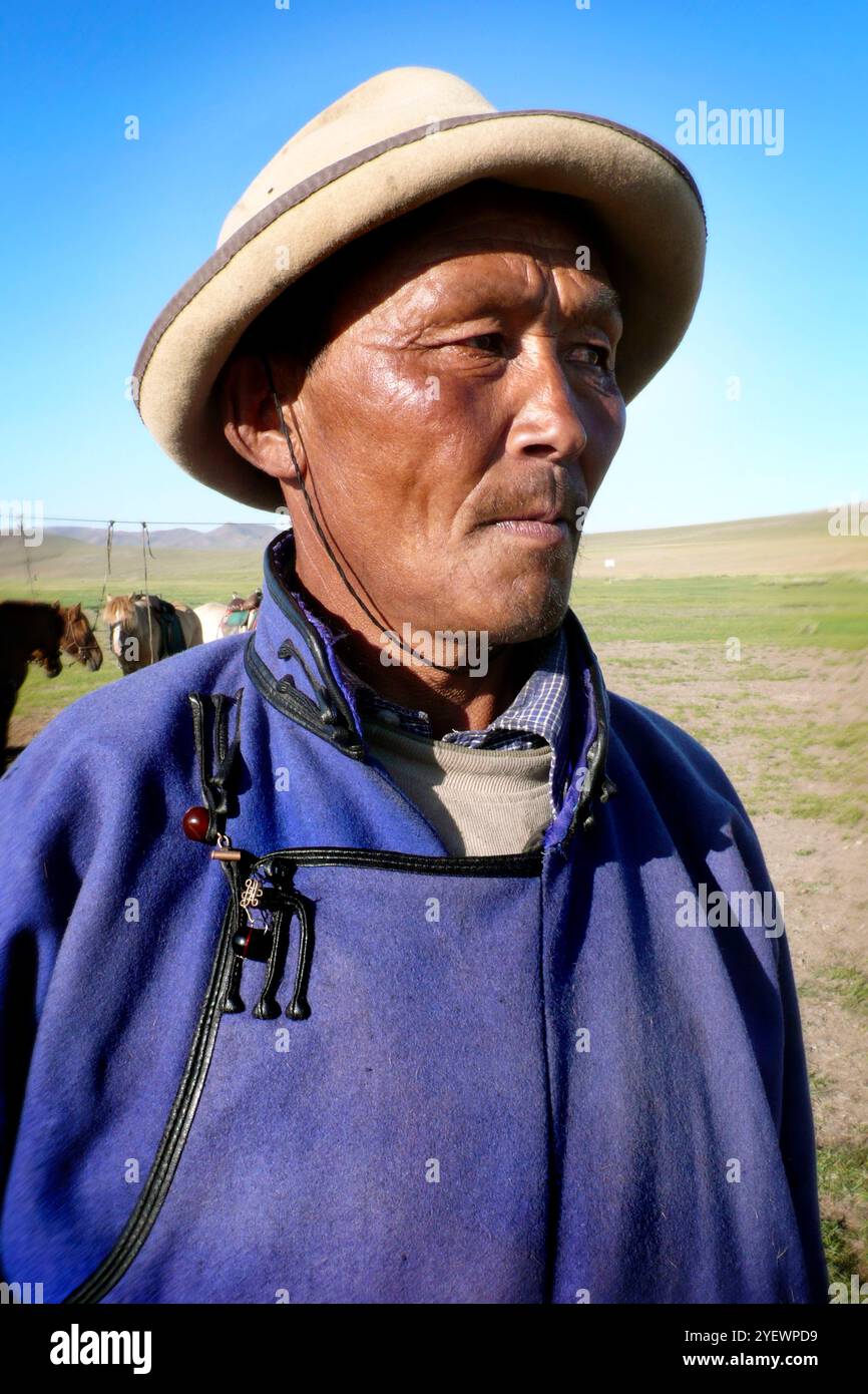 Mongolian man Banque de photographies et d’images à haute résolution ...