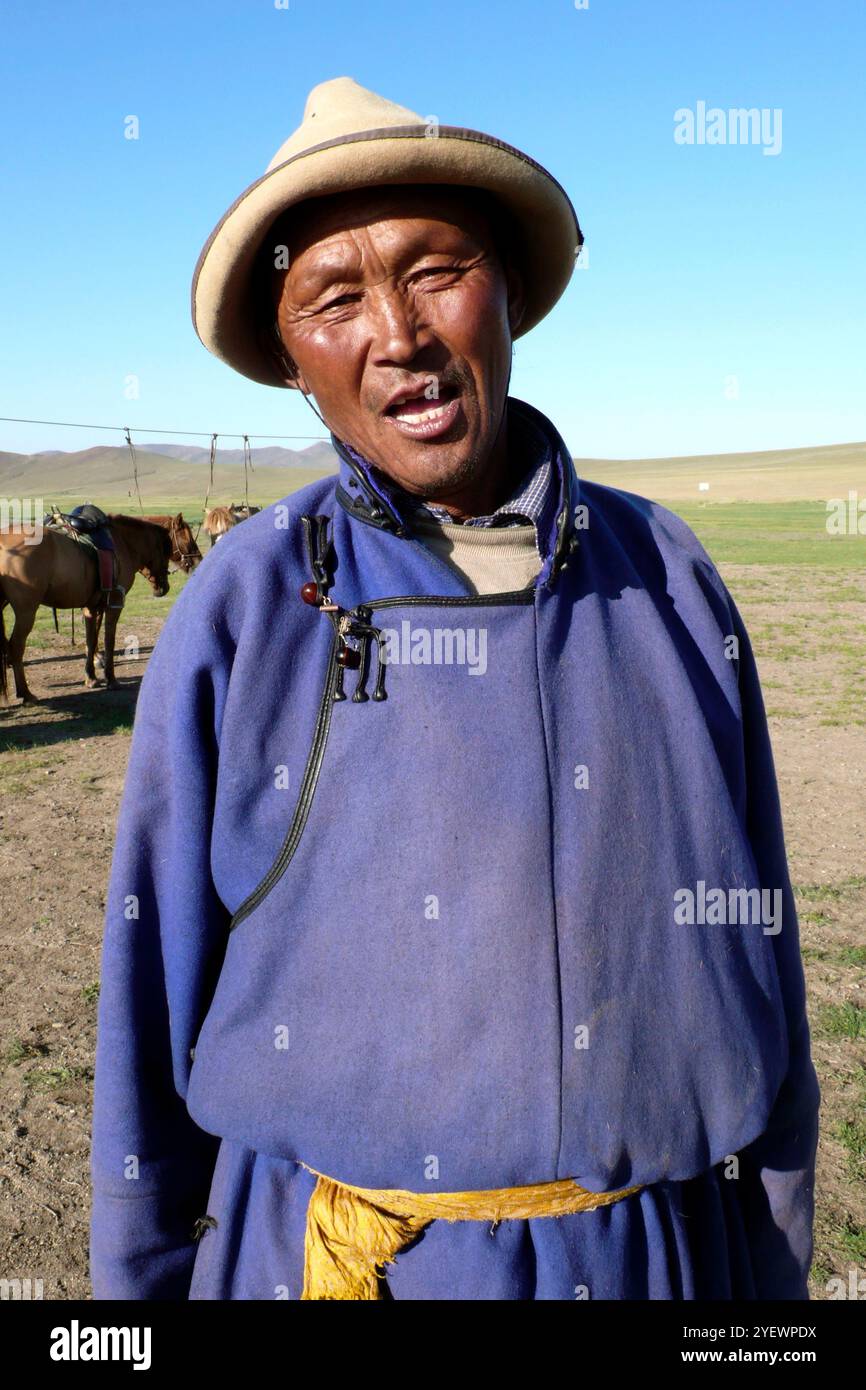 Mongolian man Banque de photographies et d’images à haute résolution ...
