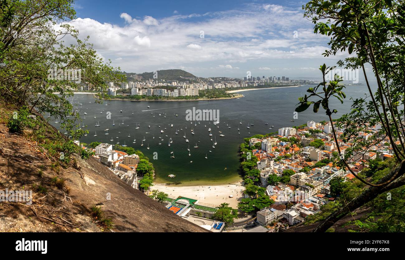 Panorama de la baie de rio janeiro Banque de photographies et d’images ...