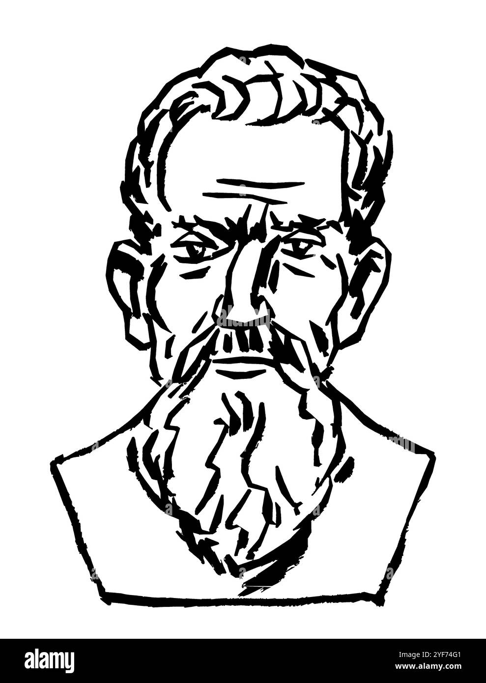 Sculpteur michelangelo Banque d'images noir et blanc - Alamy