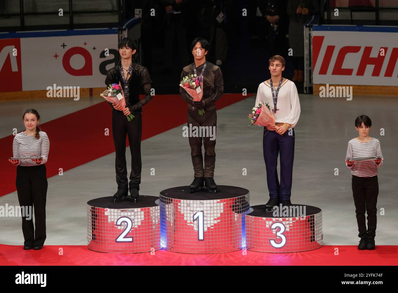 FRANCE, ANGERS, 02 NOVEMBRE. Koshiro Shimada du Japon et Adam Siao Him ...