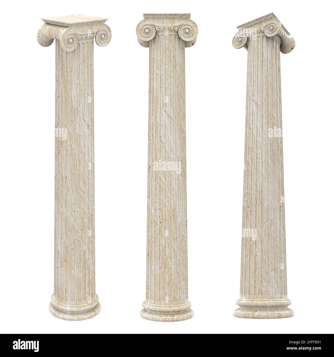 Colonnes de marbre grec Banque d'images détourées - Alamy