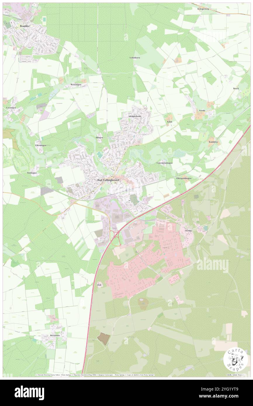 Bahnhof Bad Fallingbostel, DE, Allemagne, basse-Saxe, N 52 51' 46'', N ...