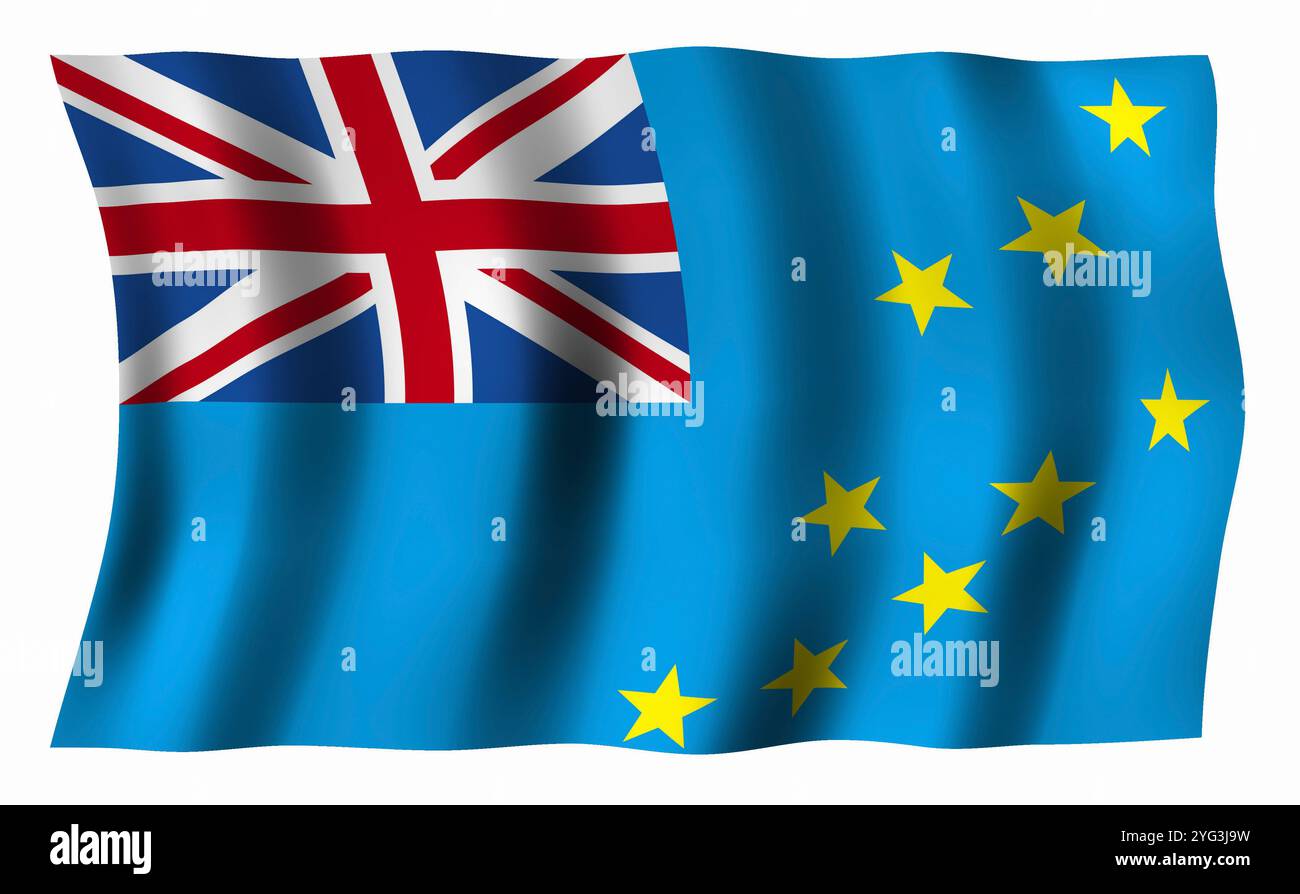Tuvalu flag Banque de photographies et d’images à haute résolution - Alamy
