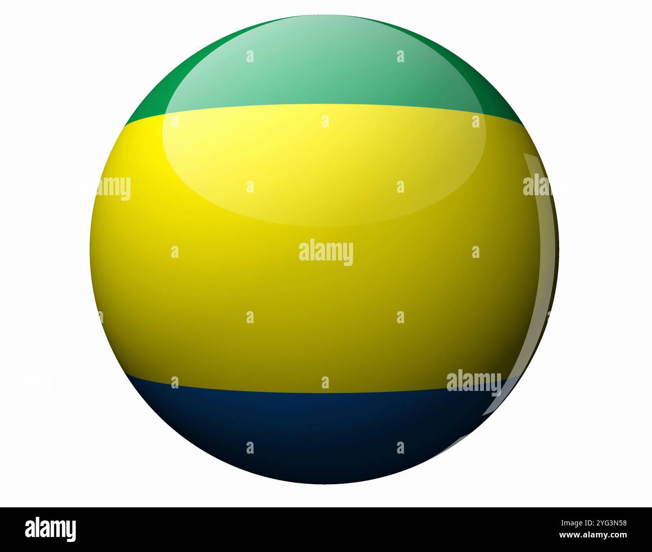 Drapeau gabonais Banque de photographies et d’images à haute résolution ...