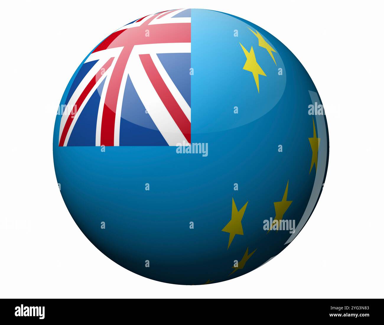 Tuvalu flag Banque de photographies et d’images à haute résolution - Alamy
