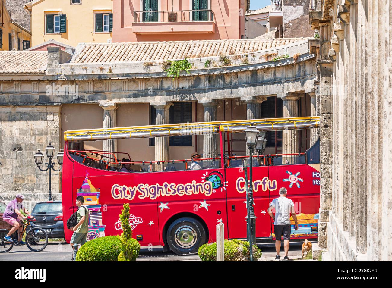 Corfou Grèce,vieille ville Kerkyra Palaio poli,,Kerkyra - Kanoni Street ...