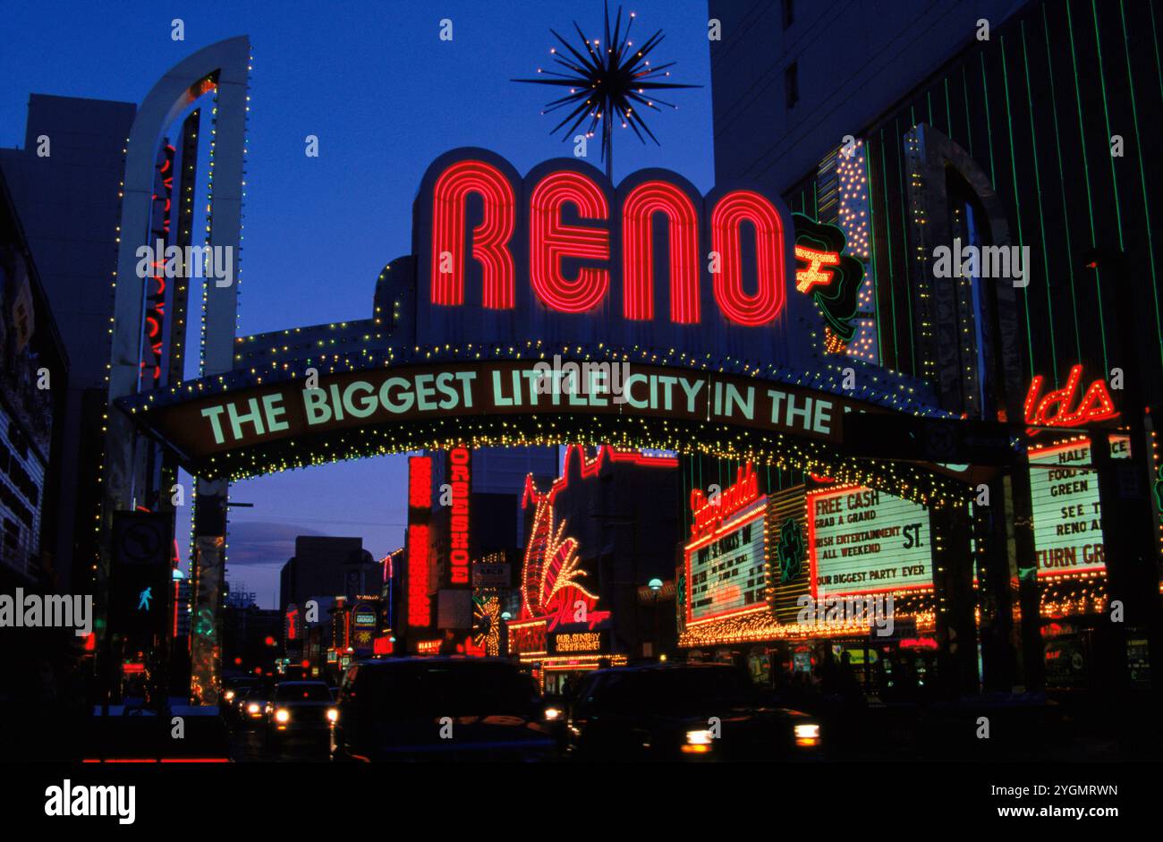 Reno lights Banque de photographies et d’images à haute résolution - Alamy