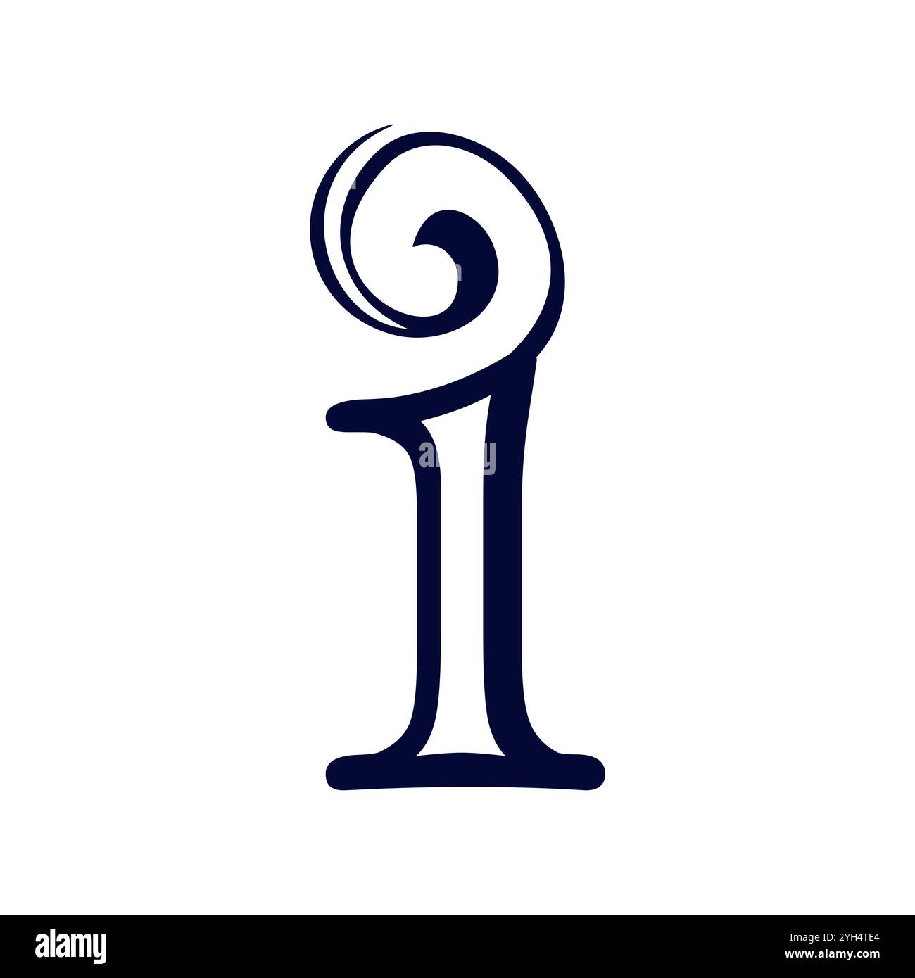 Lettre i logo Banque de photographies et d’images à haute résolution ...