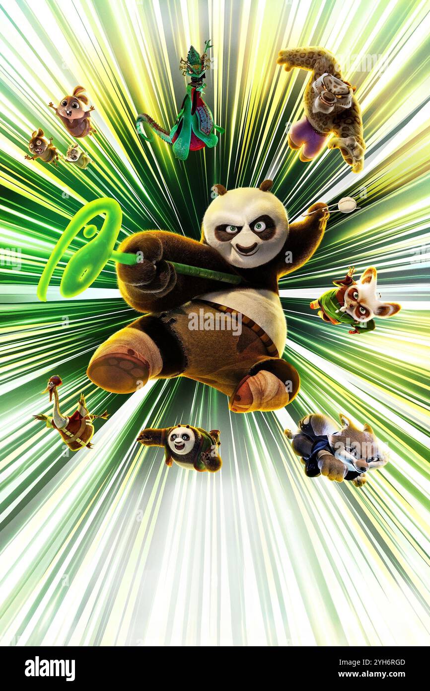 KUNG Fu PANDA 4 (2024), réalisé par MIKE MITCHELL et STEPHANIE STINE ...