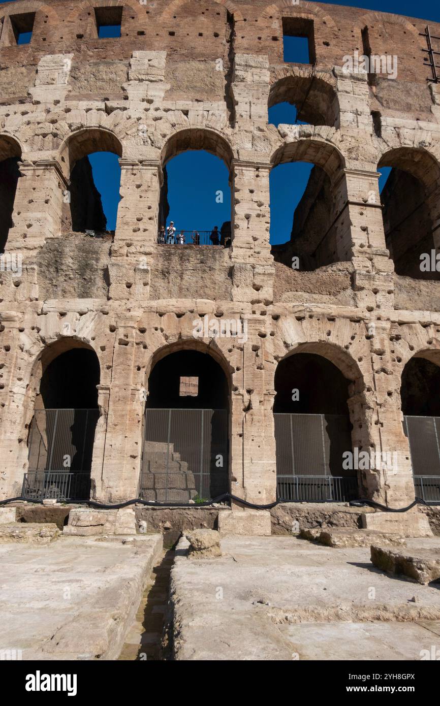 Rome, Italie - 1er novembre 2024 : détail architectural de l'extérieur ...