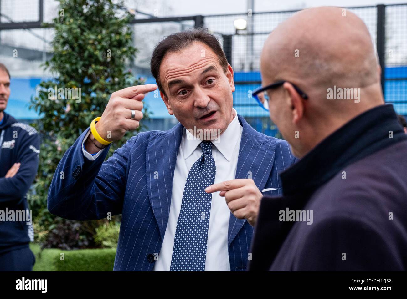 Alberto Cirio durante alcuni momenti della visita del Presidente della ...