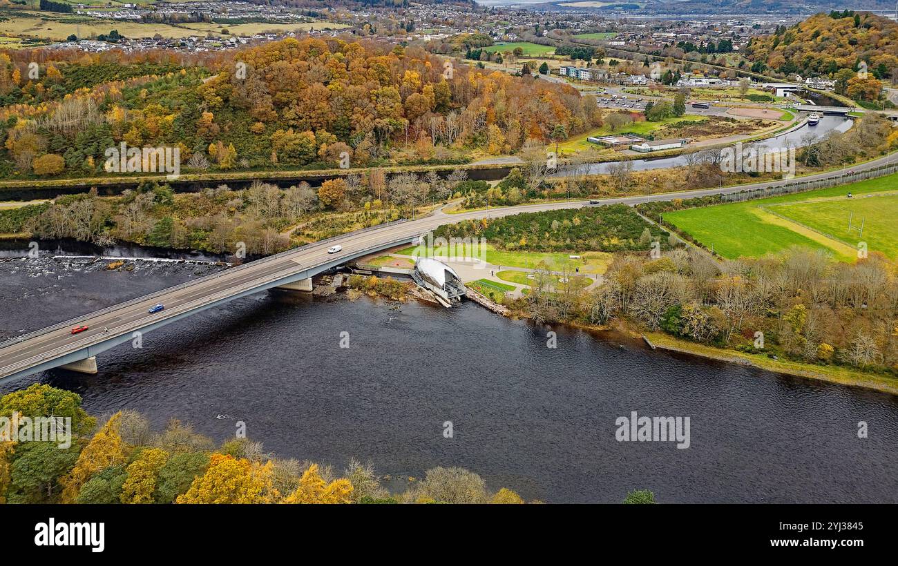 Hydro Ness générateur hydroélectrique sur la rivière Banks Ness Écosse ...